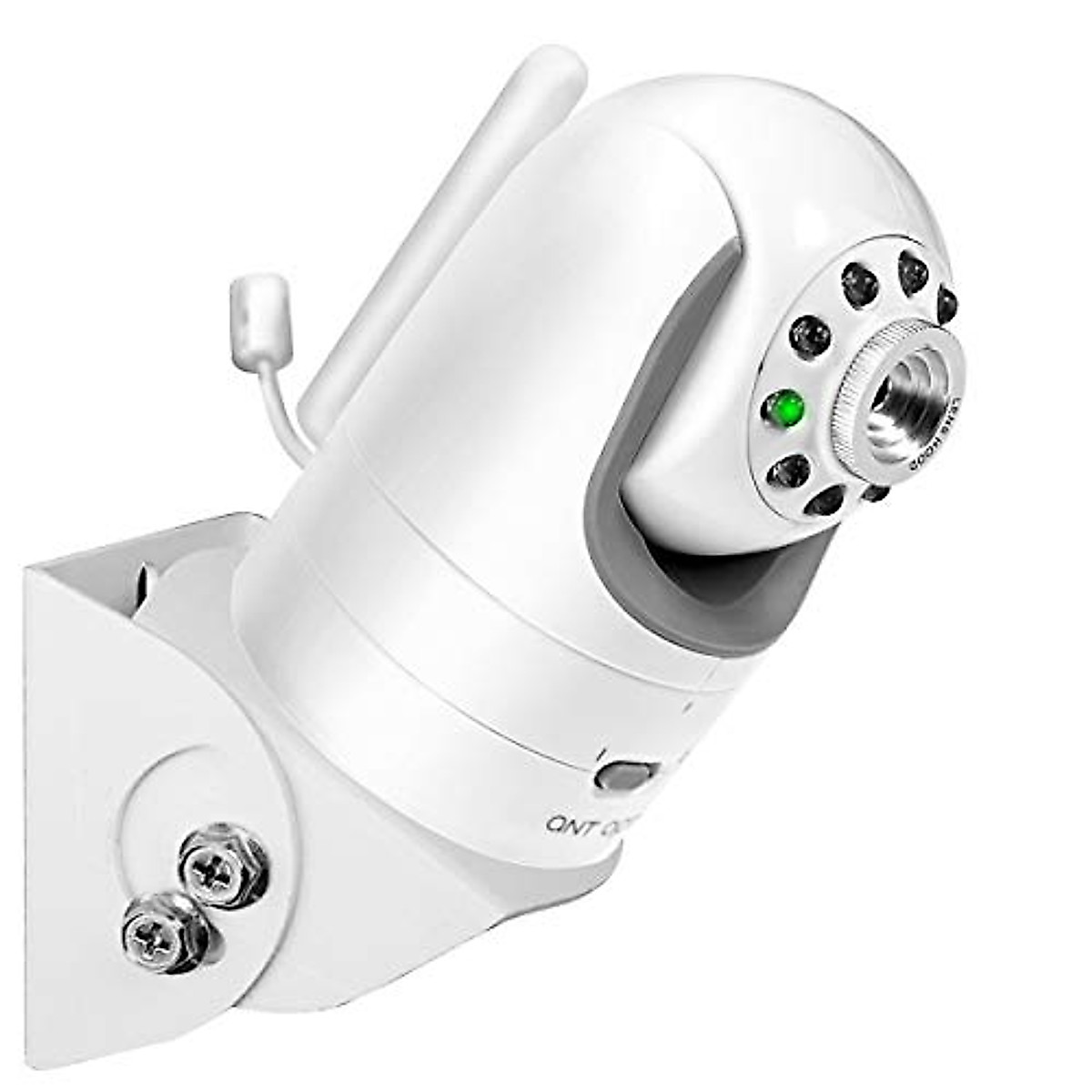 Baby Monitor Wall Mount for Infant Optics DXR-8,Adjustable Angle Mounting Brackets for Motorola,Babysense,HelloBaby and Most Universal Monitors Camera,Aluminum Alloy Material(White)