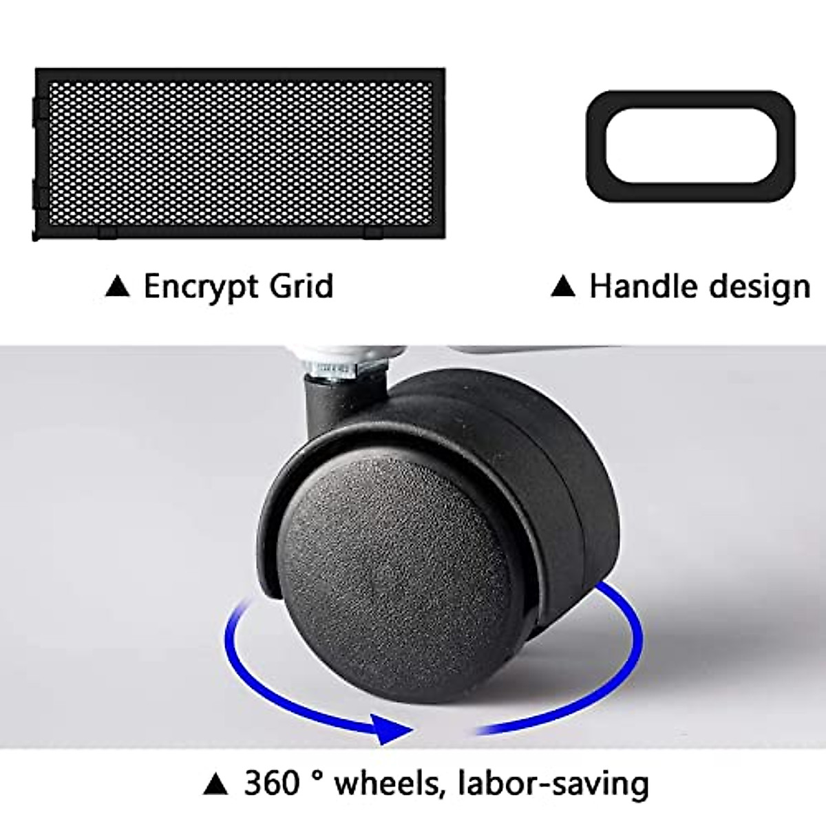 OXBZKMY Under Bed Clothing Storage with Wheels, Foldable Under Bed Shoe Storage Organizer Drawers, Under the Bed Storage Rolling Cart for Bedroom Clothes Shoes Blankets