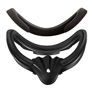 VR Accessories for Oculus Quest 2 Face Pad, Fitness Facial Interface Foam Replacement, with 2 x Foam Replacement and Air-Circulation Design