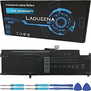 LAQUEENA XCNR3 Laptop Replacement Battery for Dell Latitude 13 7370 Ultrabook Series 0XCNR3 WY7CG MH25J 7.6V 34WH/4250MAH 4-Cell