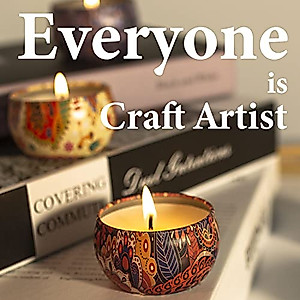 16 Pack Scented Candles Gift Set for Women Aromatherapy Candles for Home Scented Natural Decoration Soy Wax Candles Tin Jar Portable Travel Candles Yoga Mother's Day Valentine's Birthday Day Gifts