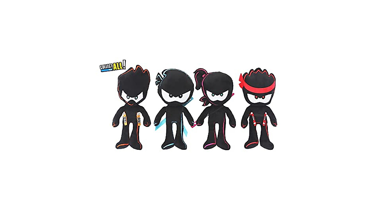 NINJA KIDZ TV Ashton Plush Buddy - 12 Inch Ninja Toy for Kids