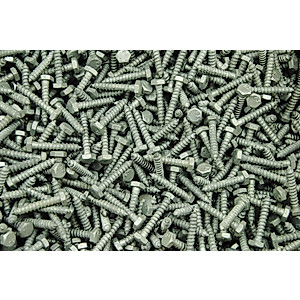 (300) Galvanized Hex Head 1/4 x 1-1/2 Lag Bolts Wood Screws