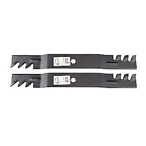 Rotary Copperhead Mulching Mower Blades Fit John Deere Models D100 LA100 Replaces OEM GX22151 GY20850 For 42 Inch Deck (pack of 2)