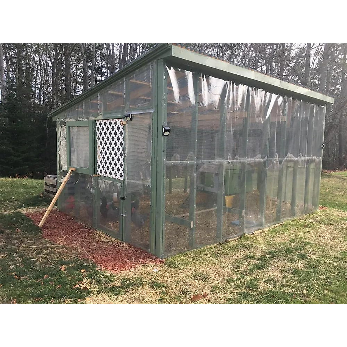 Metro Screenworks Clear Vinyl Roll (Partial) - Clear Marine Vinyl 4 Gauge Sheet - 54-in x 8 Yards - Double Polished Heavy Duty Plastic Sheeting for Windows, Boats, Greenhouse, & More