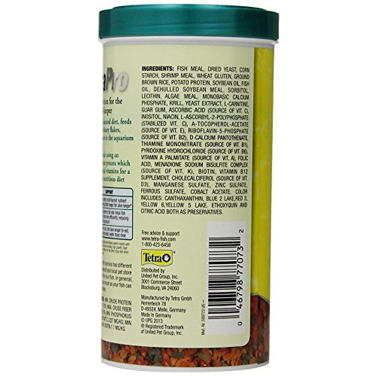 TetraPro Tropical Crisps 6.70 Ounces, Fish Food, Advanced Clear Water Formula