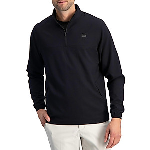 Three Sixty Six Mens Windbreaker Jackets - Half Zip Golf Pullover Wind Jacket - Vented, Dry Fit Medium