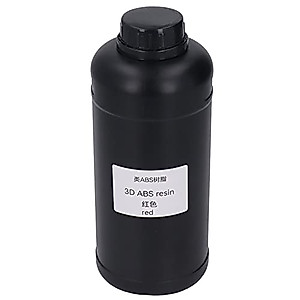 Photopolymer Resin, 1000ml 3D Printer Resin 365-405nm Better Effects Good Strength for DIY(Red)