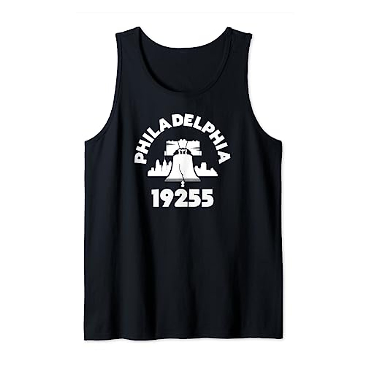 Philly Neighborhood 19255 Zip Code Philadelphia Liberty Bell Tank Top