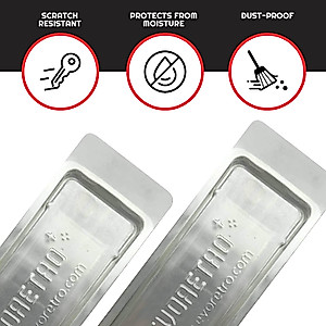 EVORETRO Loose Action Figure Display Case [50-Pack] Retro Plastic Blister Protective Case for 3.75 in Star Wars, Motu, Marvel, GI Joe Toy Figures, Scratch Resistant, Archive Grade, UV Resistant