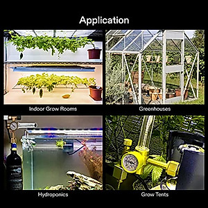 VIVOSUN Hydroponics CO2 Regulator Emitter System with Solenoid Valve Flowmeter for Grow Room Grow Tent Garden House Aquarium