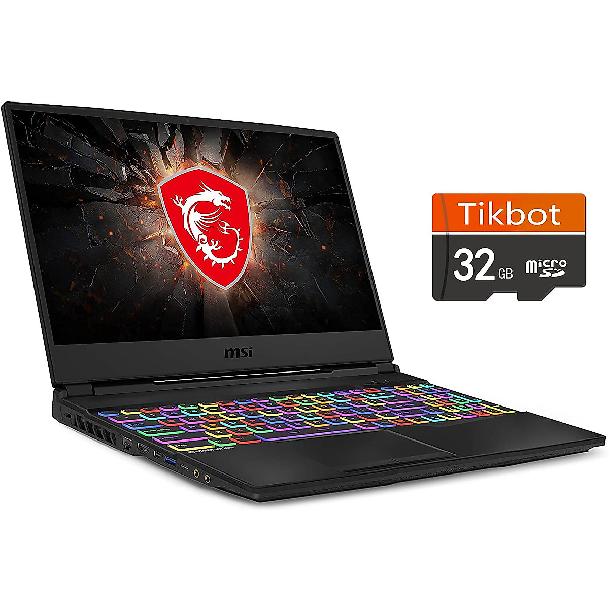MSI GL65 Gaming Laptop: 15.6" Display, Intel Core i5-10300H, NVIDIA GeForce GTX 1650, Wi-Fi 6, 8GB RAM, 512GB NVMe SSD, Win10 (8GB RAM|512GB PCIe SSD)