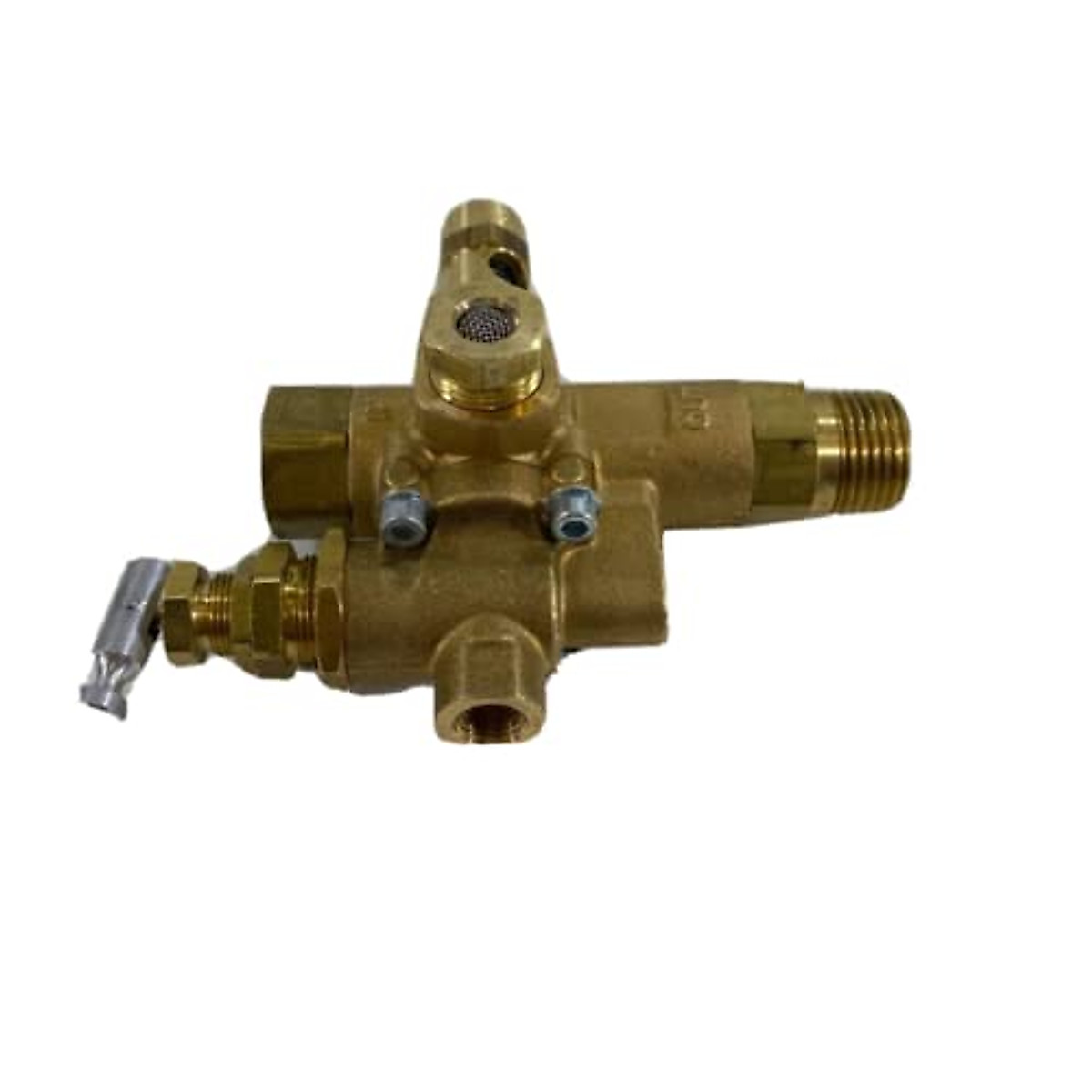 Replacement For Ingersoll Rand 56288756, 1/2" Inverted Flare Top Inlet X 1/2" MNPT Outlet, Combo Unloader Pilot Check Valve with Safety Release Valve, 6.5HP Max Gas Air Compressors 110-135 PSI