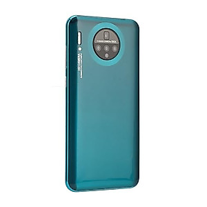 5.72in M30PLUS Smartphone, LCD Full Screen, Face ID Unlock, 512MB + 4GB, for Android 4.4, 2MP+ 2MP Camera, 1800mAh, Dual Card Dual Standby Cell Phone Support for WiFi+BT+FM(Blue-US)