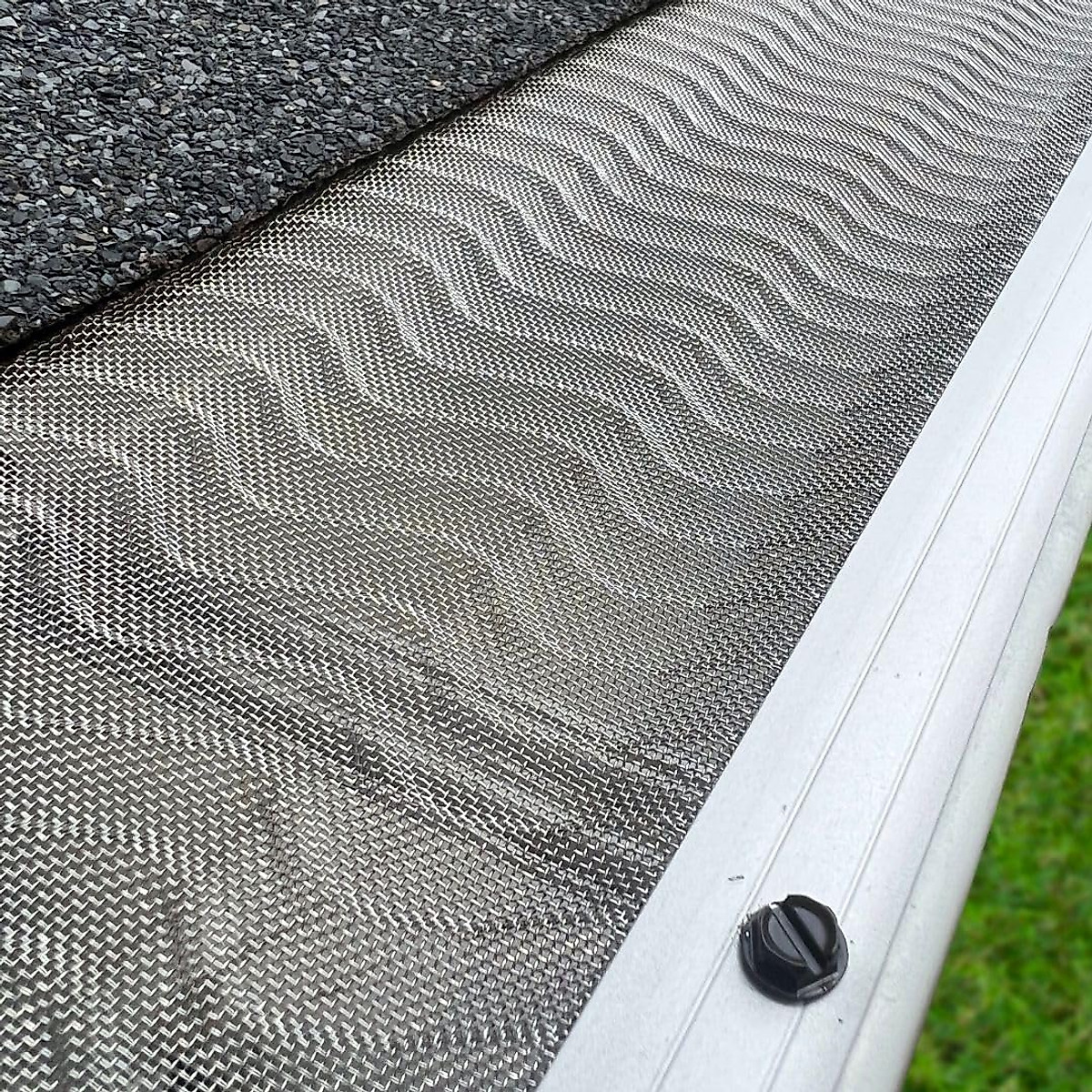 Best Gutter Guard, Period! Aluminum Micro-Mesh Gutter Guard, Leaf Soldier Vigilant DIY Gutter Cover That fits Any roof or Gutter Type fits a 6" Gutter, 100ft, 5Oft, 23ft (100ft)
