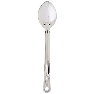 Winco BSOT-13 Solid Stainless Steel Basting Spoon, 13-Inch,Medium