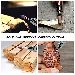 3mm Air Micro Grinder Air Micro Die Grinder Kit,High Speed Professional Light Weight Heavy Duty 65,000 RPM Pneumatic Micro Air Pencil Grinder Polishing Tool