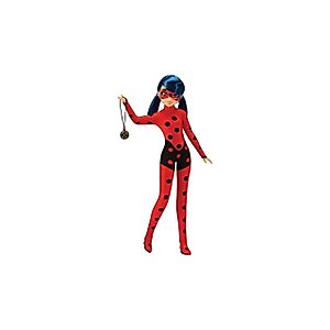 Miraculous Ladybug and Cat Noir Toys Ladybug Lucky Charm Fashion Doll | 26cm Ladybug Lucky Charm Doll with Accessories Kwami | Marinette Superhero Ladybug | Bandai Dolls