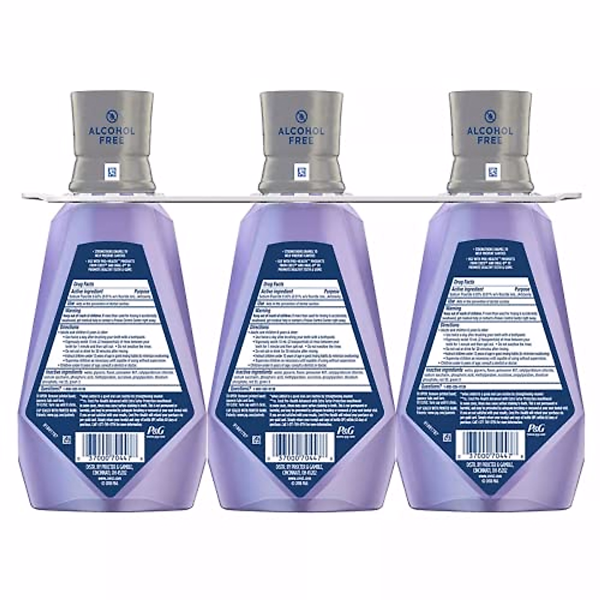 3 Pack -Crest Pro-Health Advanced with Extra Deep Clean Mouthwash, Clean Mint, 33.8 Fluid Ounce