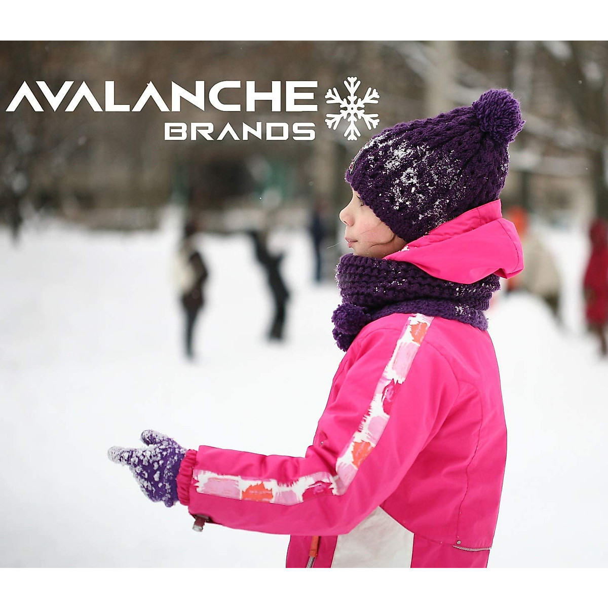 Avalanche Brands - 25" Downhill Saucer Snow Sleds - Red & Black