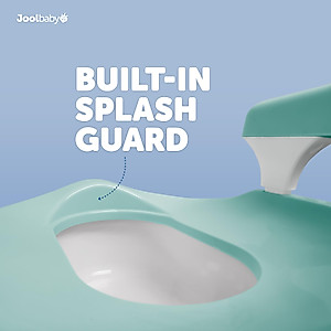 Child Potty Training Chair for Boys and Girls, Handles & Splash Guard - Comfortable Seat for Toddler - Jool Baby (Aqua)