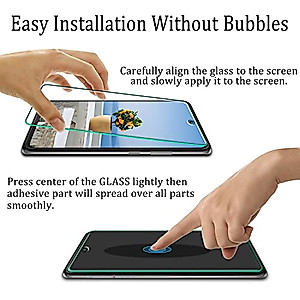 KATIN [2-Pack] Screen Protector For Motorola Moto One 5G Ace, Moto G 5G Tempered Glass, Bubble Free, Anti Scratch, 9H Hardness, Case Friendly