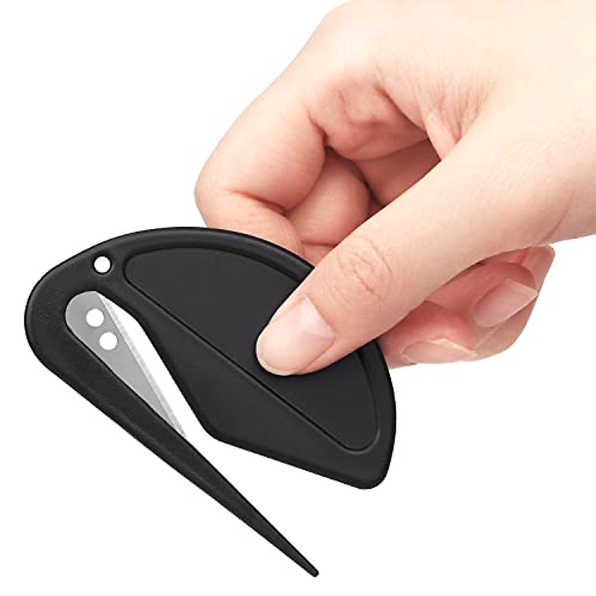 Tamaki 6 Pack Letter Opener Envelope Slitter Set Sharp and Efficient Open Envelopes with Ease (Black/Red/Yellow/Green/Rose/Blue)