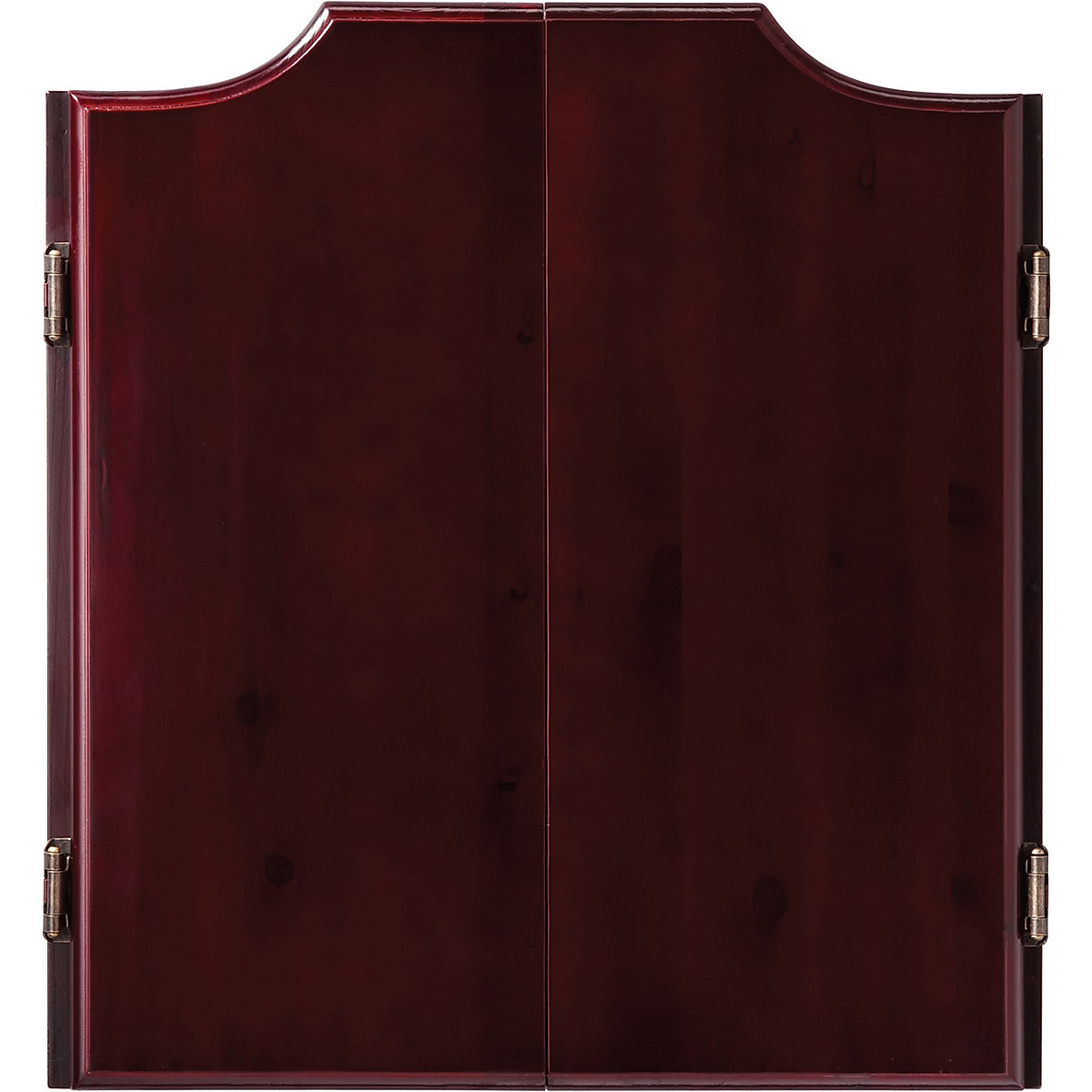 Viper by GLD Products Hudson All-in-One Dart Center: Classic Solid Wood Cabinet & Official Sisal/Bristle Dartboard Bundle: Standard Set (Shot King Dartboard), Mahogany Finish, One Size