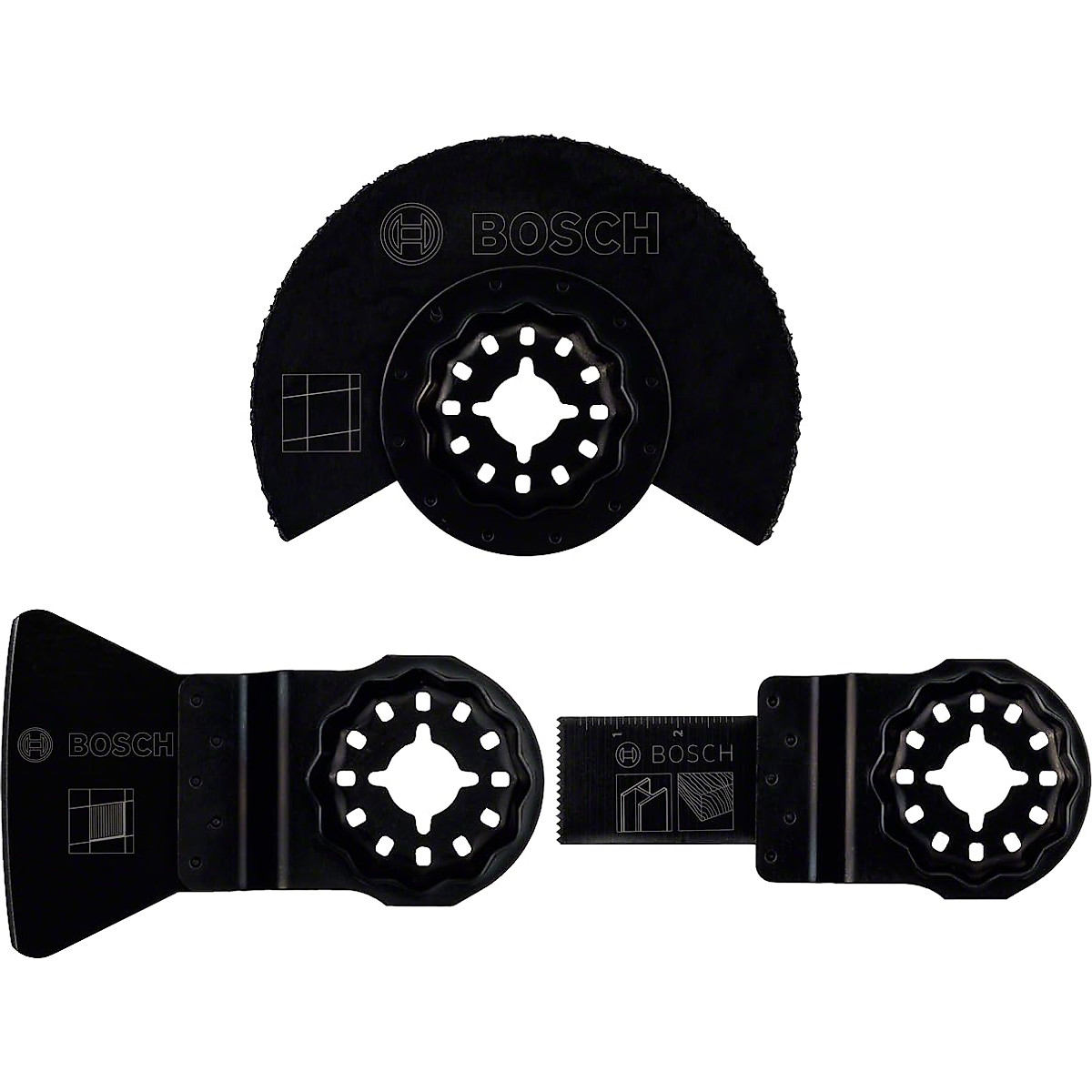 Bosch 2607017324 Multi-Cutter „Tiles“ For Multifunction Devices 3 Pcs