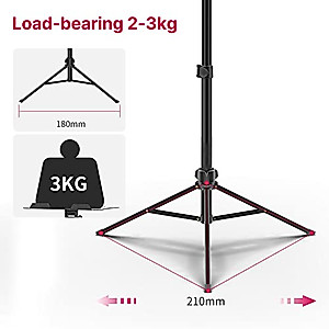 ULANZI Projector Tripod Stand, VIJIM LT01 Foldable Laptop Tripod Music Stand Multifunctional DJ Racks 360° Horizontally Adjustment 23.6" to 59" for Computer Book Music Notes Sound Media DJ Equipment