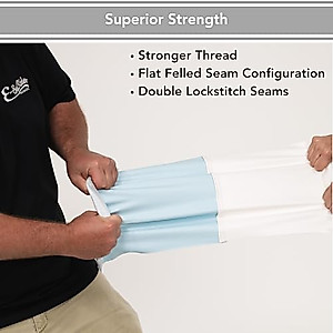 E-SeaRider Armchair Marine Beanbag, Medium, Multi (White/Grey)