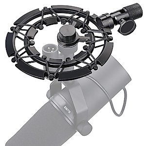 SM7B Shock Mount Reduces Vibration Noise Matching Mic Boom Arm Stand, Compatible for Shure SM7B Mic by YOUSHARES
