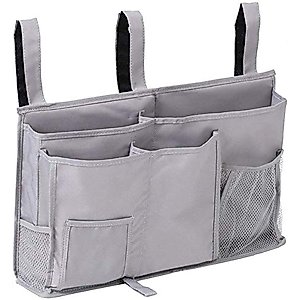 Bunk Bed Under Bedside Caddy Cup Holder for End Table,Desk,Recliner Chairs Arm Rest,Office Mounted,Baby Crib Basket Hanging Hanger Bag Storage Containers for Cell Phone,TV Remote Control,Book,Tablet