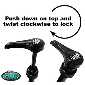 By The Cup Universal Black Coffee Syrup Pump (Pack of 6) - Fits Upouria, Torani Syrups, Davinci, Monin (1L Plastic Only)