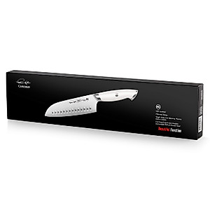 Cangshan Thomas Keller Signature Collection Swedish Powder Steel Forged, 7-Inch Santoku Knife, White