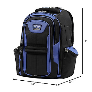 Travelpro Bold Lightweight Laptop Backpack, Blue/Black, One Size
