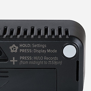 La Crosse Technology 513-148-TBP-3 Mini Digital Clock with Comfort Meter