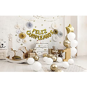 Letter Balloons Feliz Cumpleanos Gold Balloon Happy Birthday Balloons Birthday Banner Decoration Party Decoration Supplies