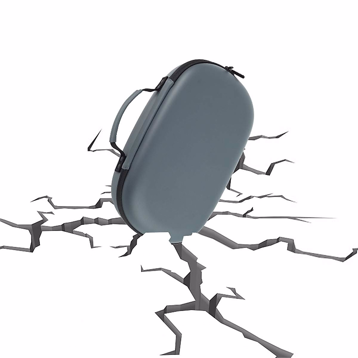 Esimen All-in-one Carrying Case for Oculus Quest 2 VR Gaming Headsets and Controllers Accessories, Hard Protective Travel Case with Shock-Dust-Water Proof (Black)