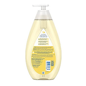 Johnson's Head-To-Toe Gentle Baby Body Wash & Shampoo, Tear-Free, Sulfate-Free & Hypoallergenic Bath Wash & Shampoo for Baby's Sensitive Skin & Hair, Washes Away 99.9% Of Germs 27.1 fl. oz
