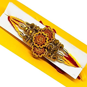 TheNext7 Set of 3 OM Rakhi, OM pendant Designer Raksha Bandhan Rakhi Gift Rakhi for brother Rakhi threads bracelets