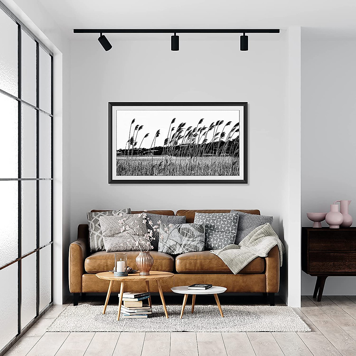 Frame My TV Deco TV Frames Alloy Prismatic - Anodized Black Bezel Compatible ONLY with Samsung The Frame TV (55", Fits 2021-2024 Frame TV)