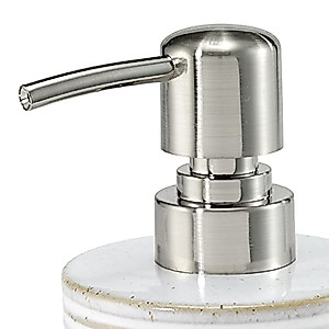 Avanti Linens - Soap Dispenser/Lotion Pump, Matte Textured Home Decor (Drift Collection)