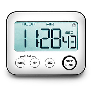 Multi-Function Timer,Count Down + Alarm Clock (Black)