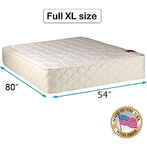 DS Solutions USA Grandeur Deluxe Full XL Size (54"x80"x12") Mattress Only