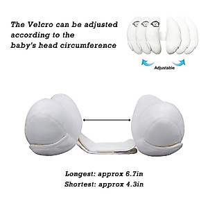 Inchant Adjustable Toddler Headrest & Neck Support, Banana Shape Travel Pillow,Best Headrest for Car Seat,Pushchair, White