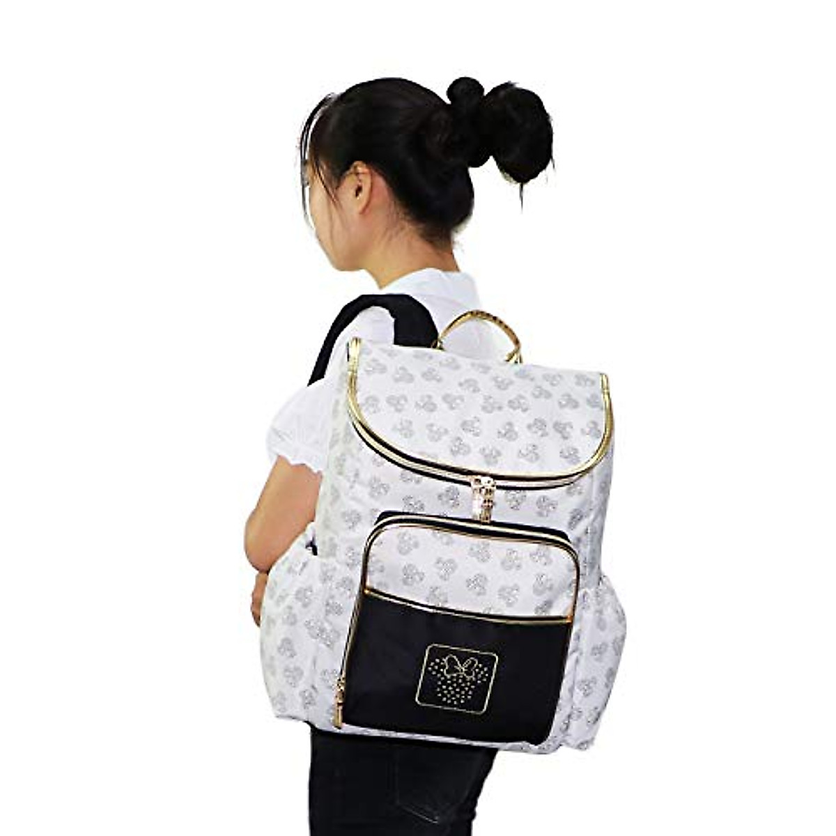 Cudlie Backpack, Minnie-Metallic Toss Heads