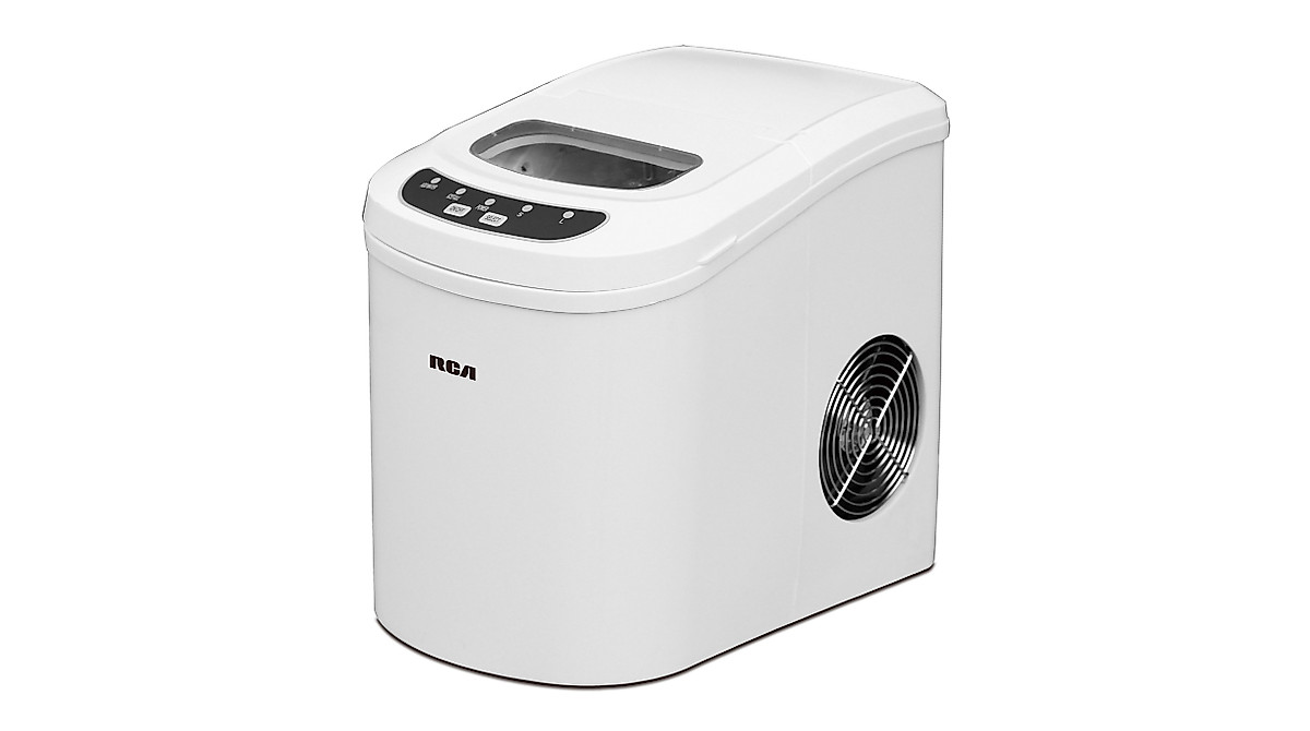 RCA Compact Ice Maker - White | Quick 6-Min Ice