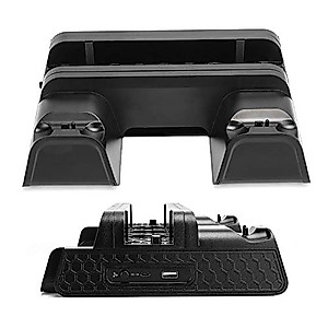 Bewinner1 for PS4 Stand Cooling Fan, Multi-Function Cooling Heat Dissipation Bracket Fan Card Rack Game Machine Charging Dock Station for PS4 Handle Gamepad