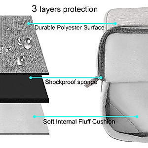 MOSISO Compatible with MacBook Air 15 inch Case 2023 2024 Release M3 A3114 M2 A2941 with Touch ID, Plastic Hard Shell Case&Carrying Sleeve Bag&Keyboard Cover&Webcam Cover&Screen Protector, Clear&Gray